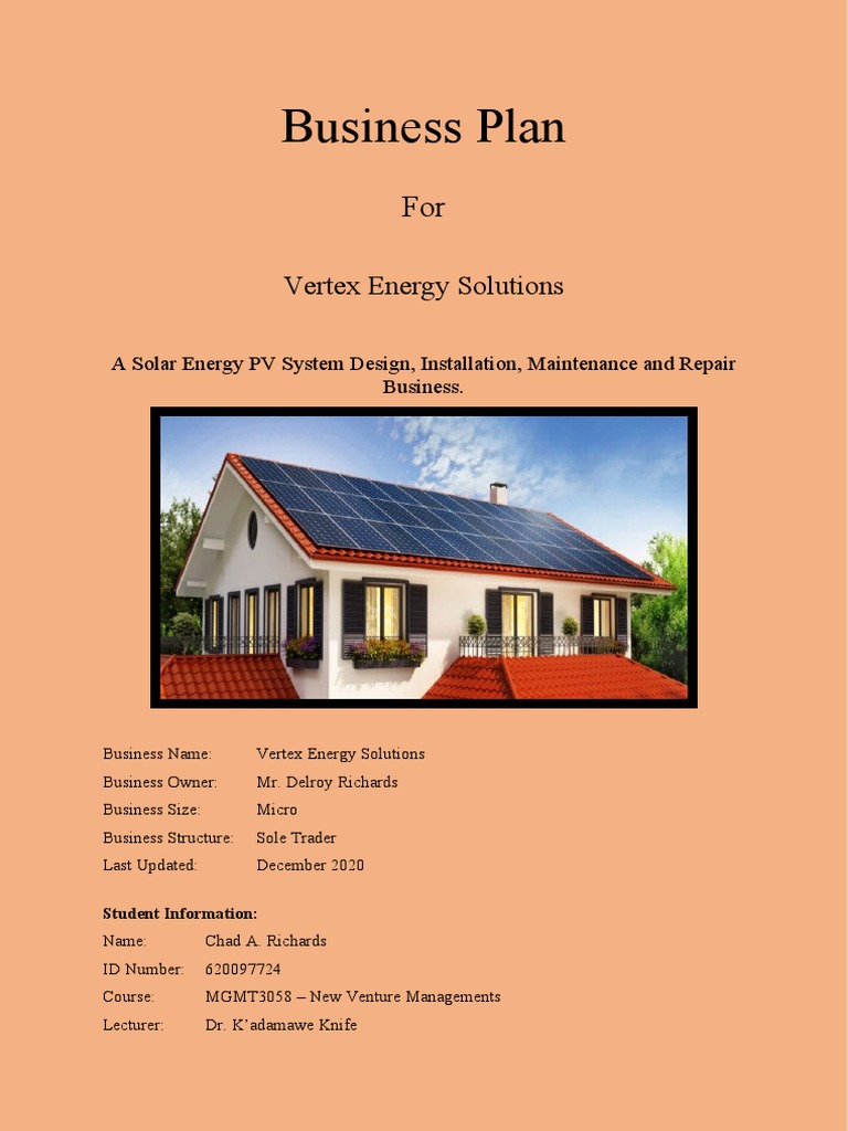 MGMT3058 New Venture Management. Business Plan, Business Model Canvas ...
