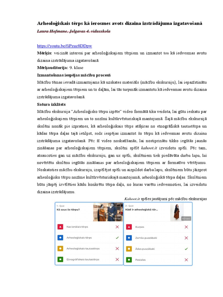 Arheologiskais Terps | PDF