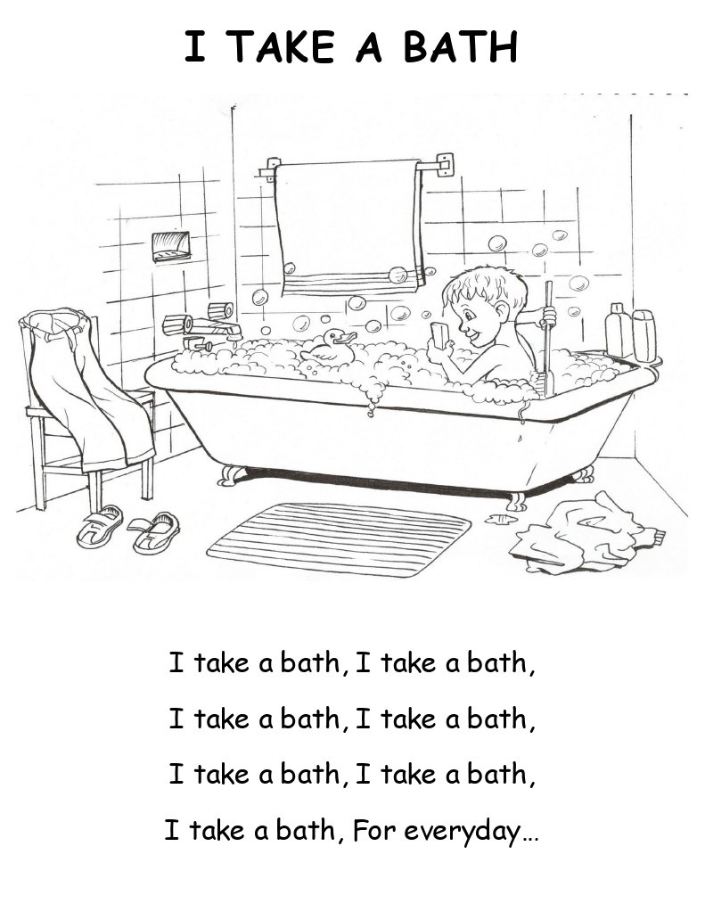 Daily Hygiene Rhymes for Kids | PDF