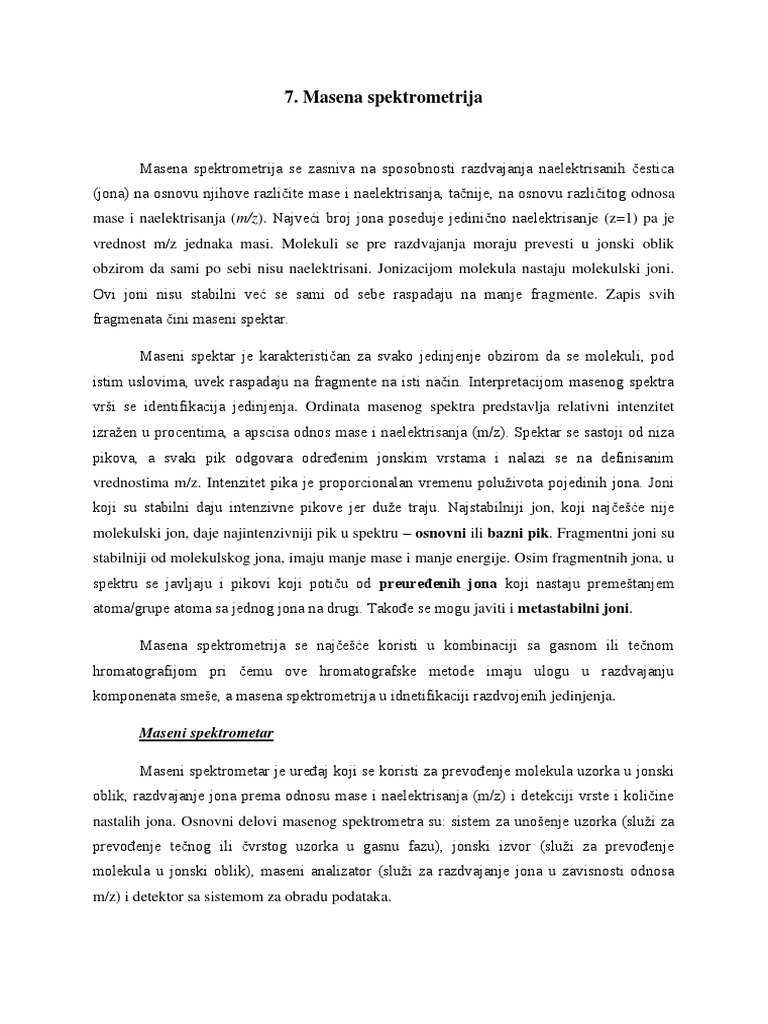 Masena Spektrometrija - 8. Turbidimetrija I Nefelometrija - 9 ...