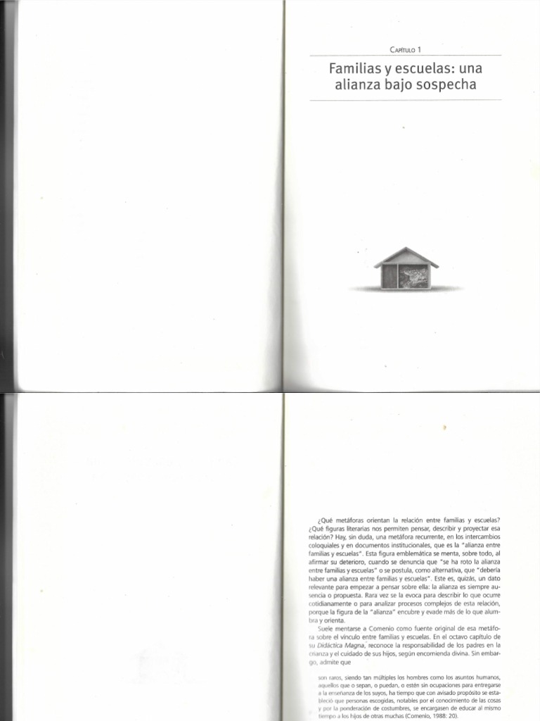 Entre Familias y Escuelas Cap 1-Comprimido | PDF