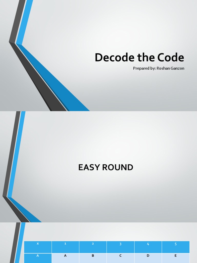 Decode The Code | PDF | Christian Worship And Liturgy