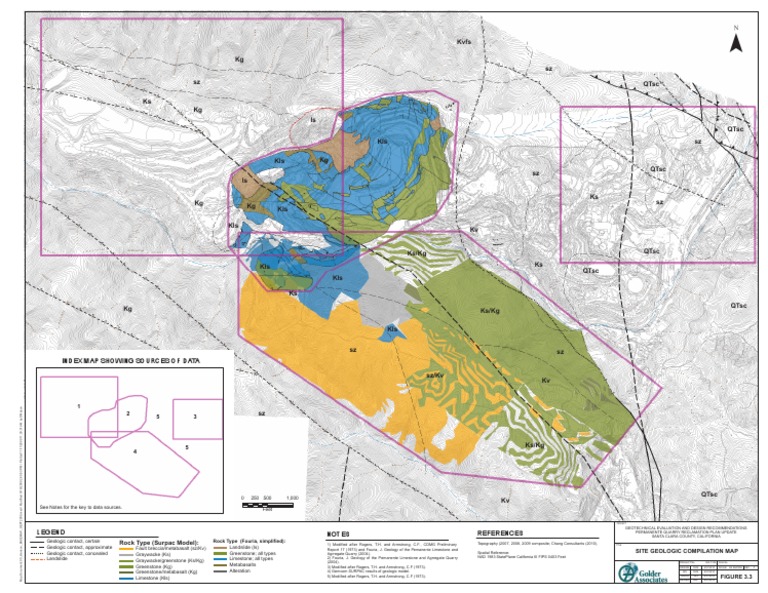 Permanente Quarry Geologic Map | PDF