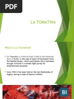 Pinnola Sub Lesson Plan 4 Tomatina | PDF | Entertainment Events | Festival