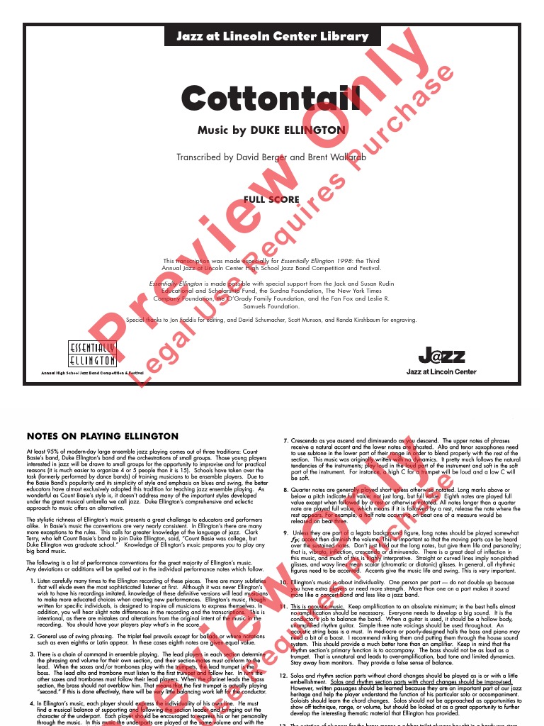Cotton Tail | PDF