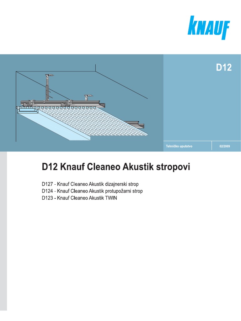 Knauf Cleaneo Akustik Stropovi | PDF