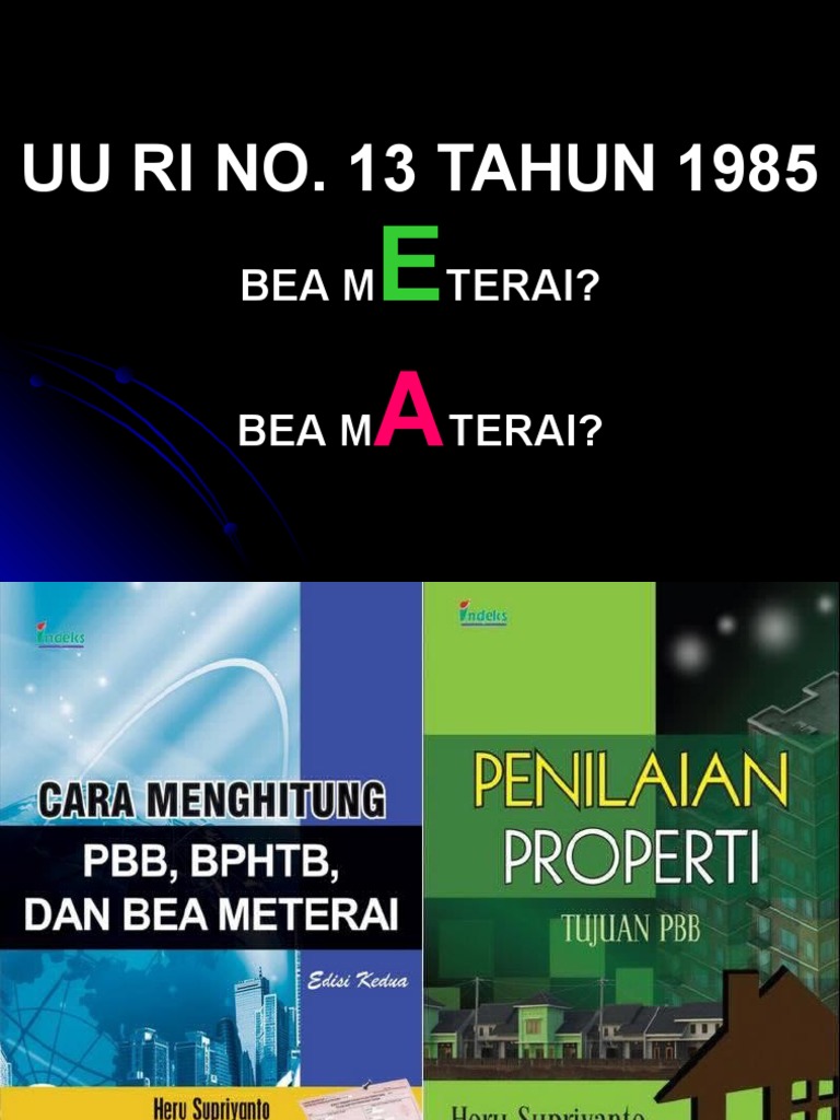 Bea Meterai DTSD II | PDF