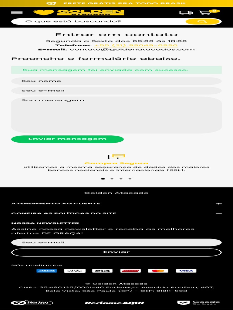 Entrar em Contato | PDF