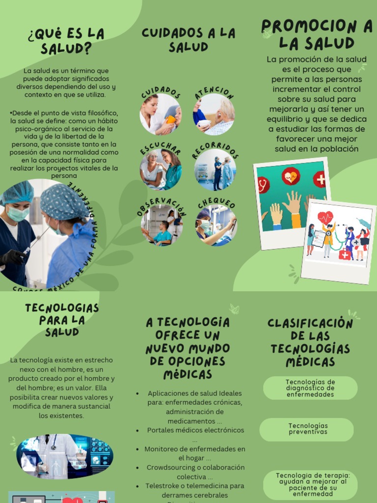 Salud y Tecnología: Innovación y Cuidado | PDF | Especialidades Medicas ...