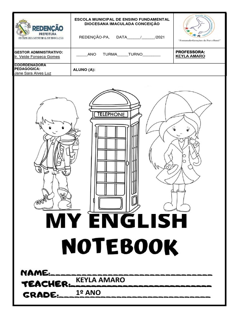 Apostila - Inglês - 1° Ano | PDF