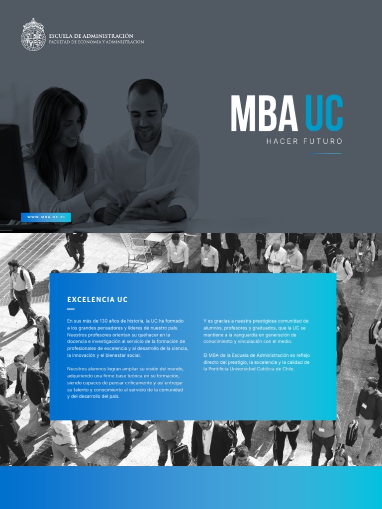Brochure MBA 2022 | PDF | Iniciativa empresarial | Máster en Administración de Empresas