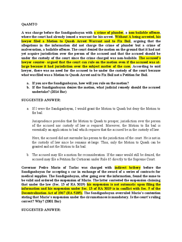 Crim Pro Finals Reviewer | PDF | Bail | Search Warrant