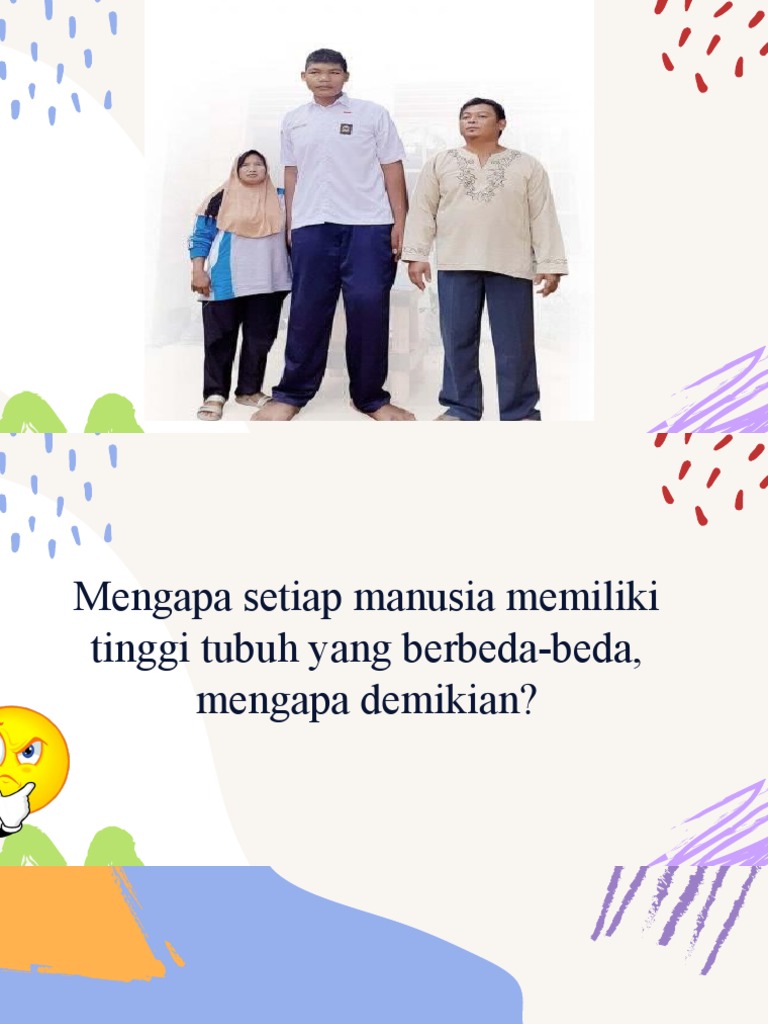 Variasi Tinggi Tubuh Manusia dan Rangka | PDF