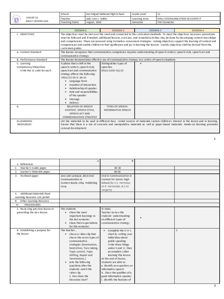 Final Week 12 2019 | PDF | Learning | Teaching Method