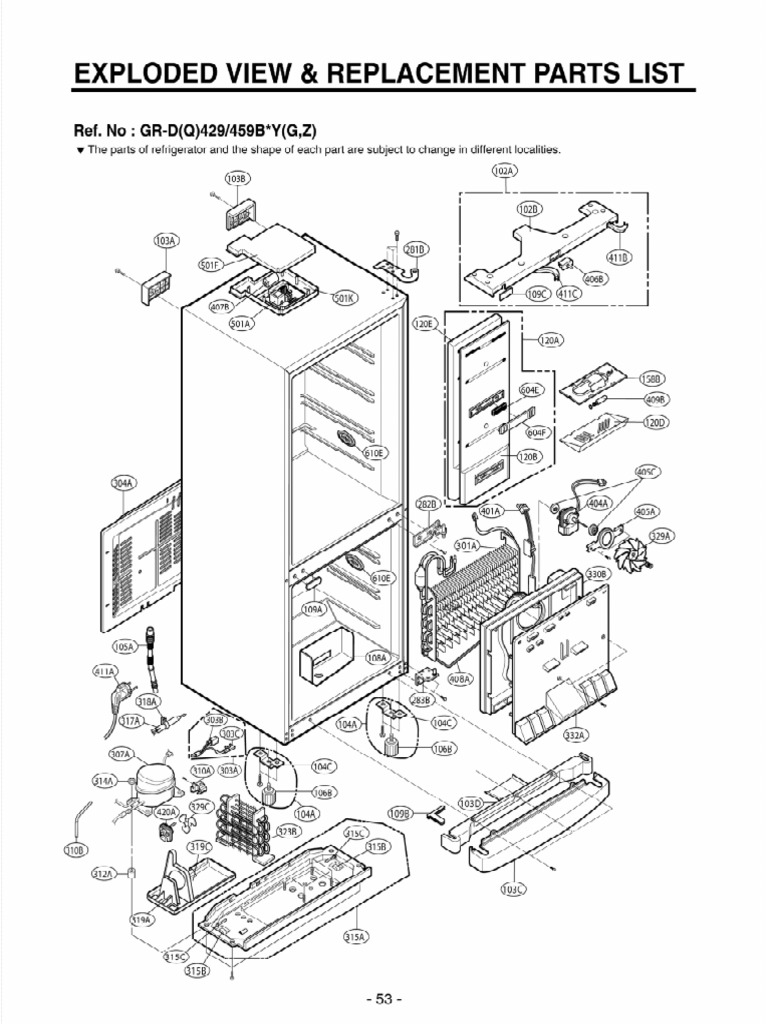 LG GR 4199lxhd GR Q429btza - Atiqgss Despiece | PDF