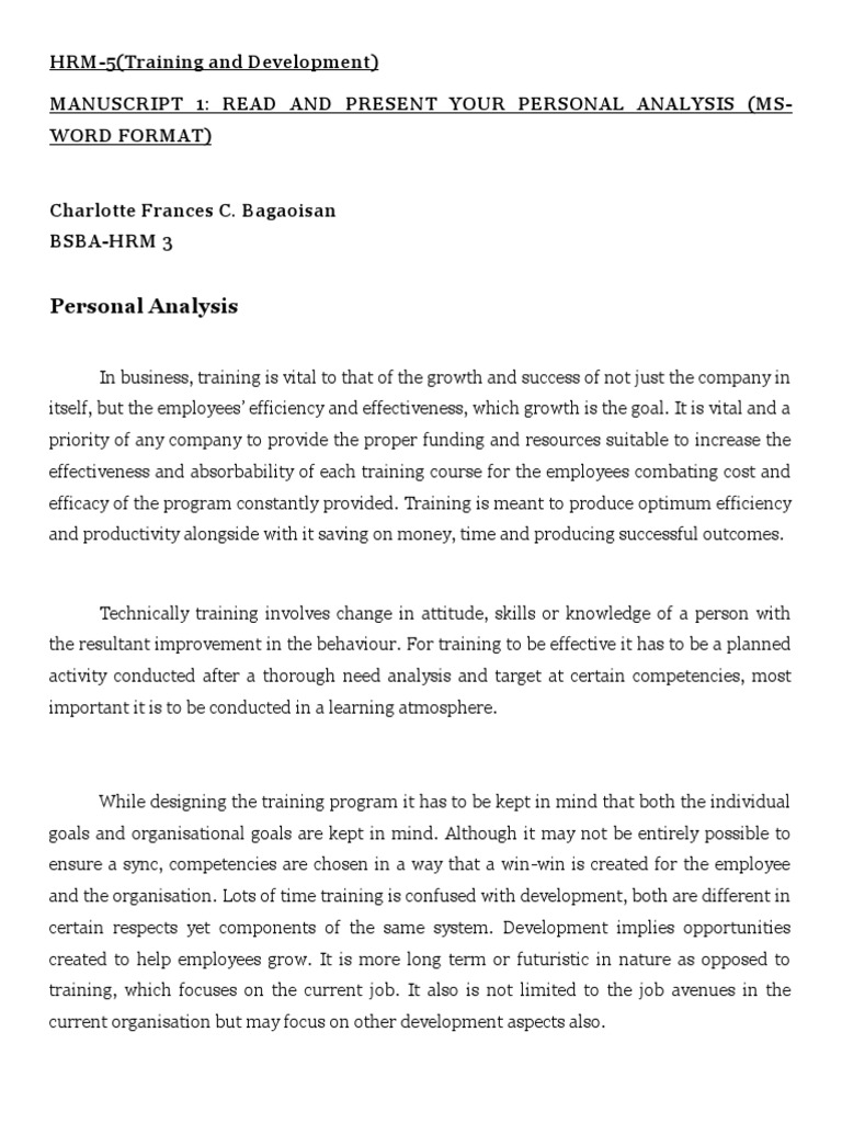 Training and Development Insights | PDF | Leadership | Evaluation