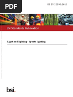 Sports Lighting en 12193-2007 | PDF | Sports | Lighting