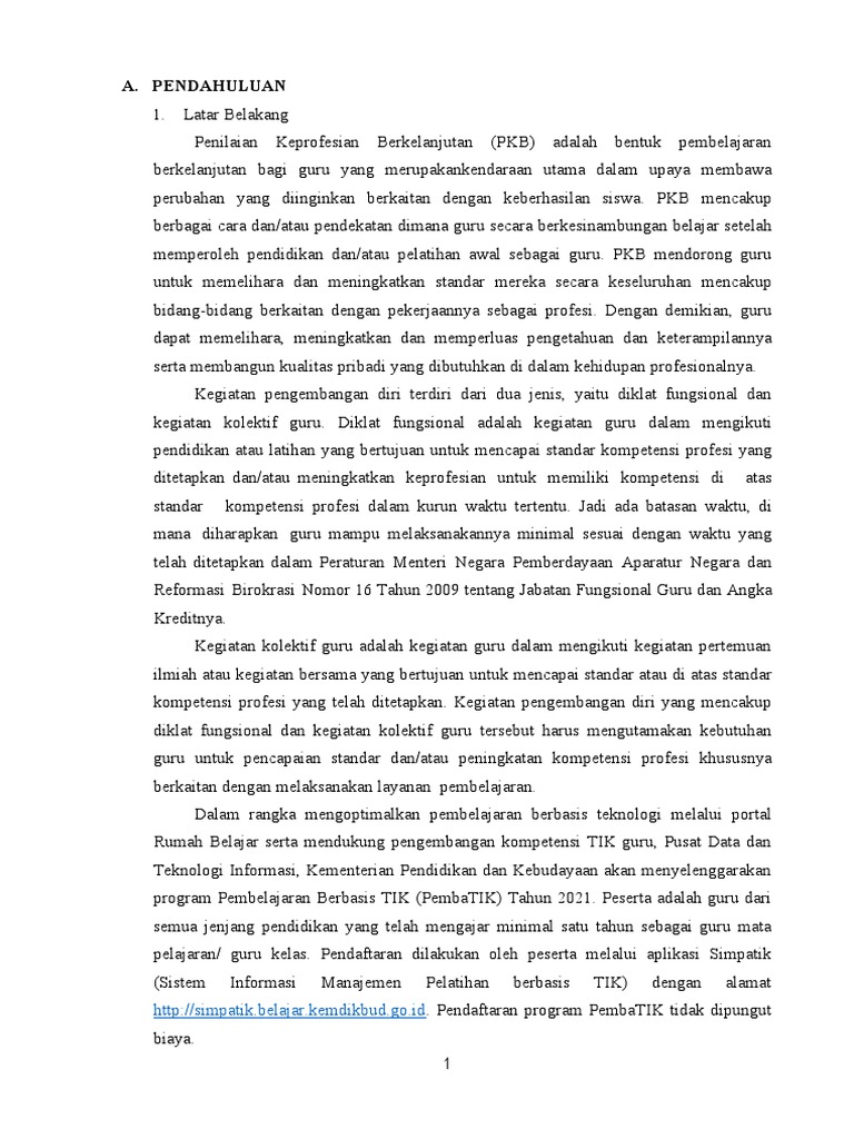 Resume Pembatik Level 1 2021 | PDF