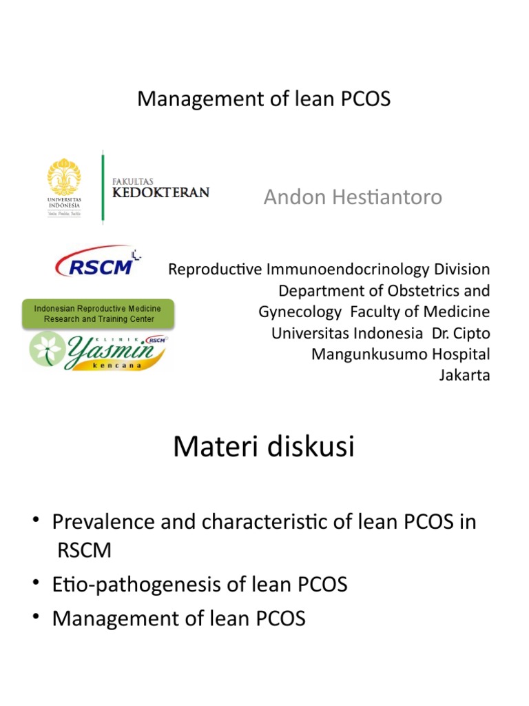 Management in lean PCOS | PDF | Polycystic Ovary Syndrome | Clinical ...