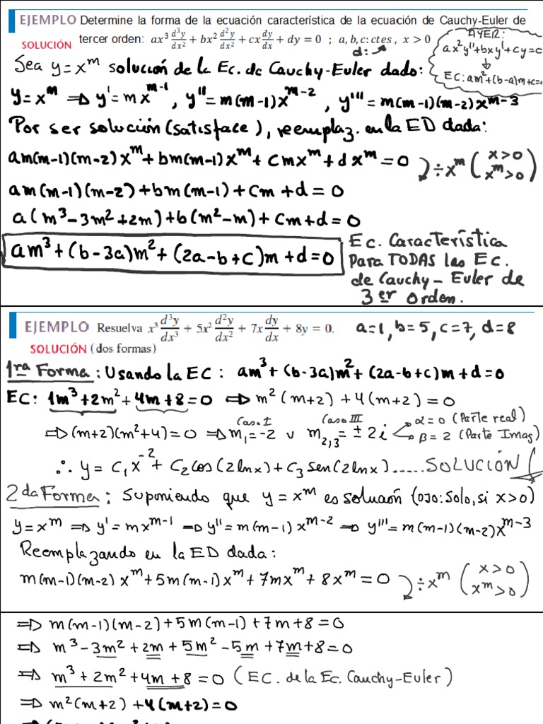 PDF - Minas - 23ED - Meet - Cauchy-Euler 2 - Minas - 2022 A | PDF
