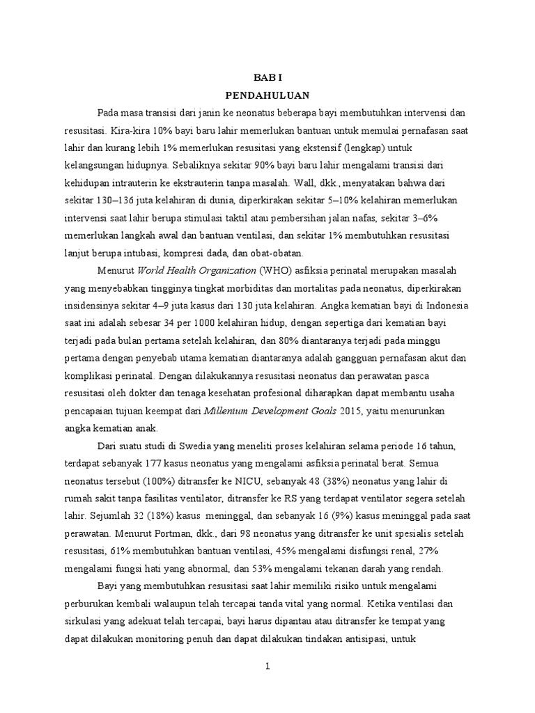 Stabilisasi Neonatus Pasca Resusitasi Stable | PDF | Kesehatan Holistik