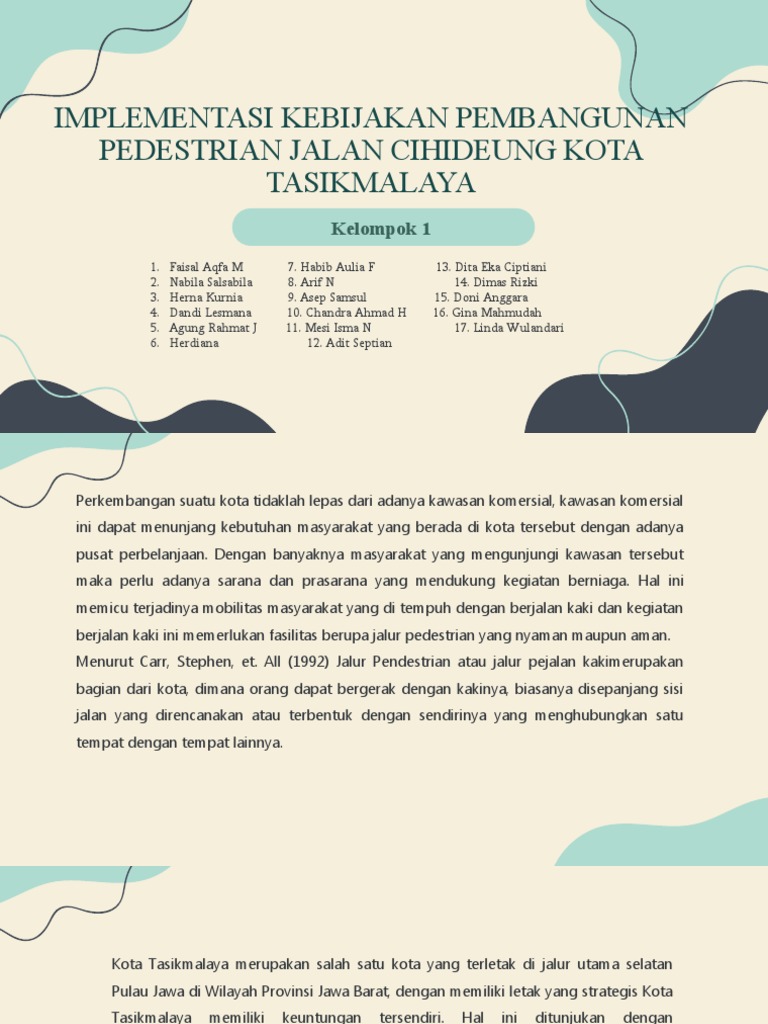 Ekp Kelompok 1 Tasik | PDF