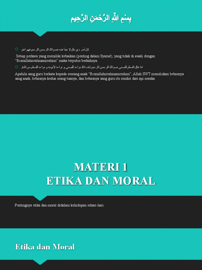 Etka Dan Moral | PDF | Karier & Perkembangan | Pengembangan Diri