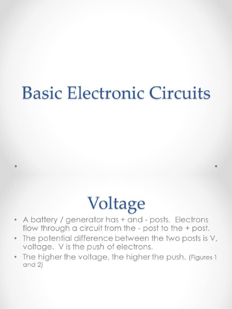 Basic Electronic Circuits | PDF