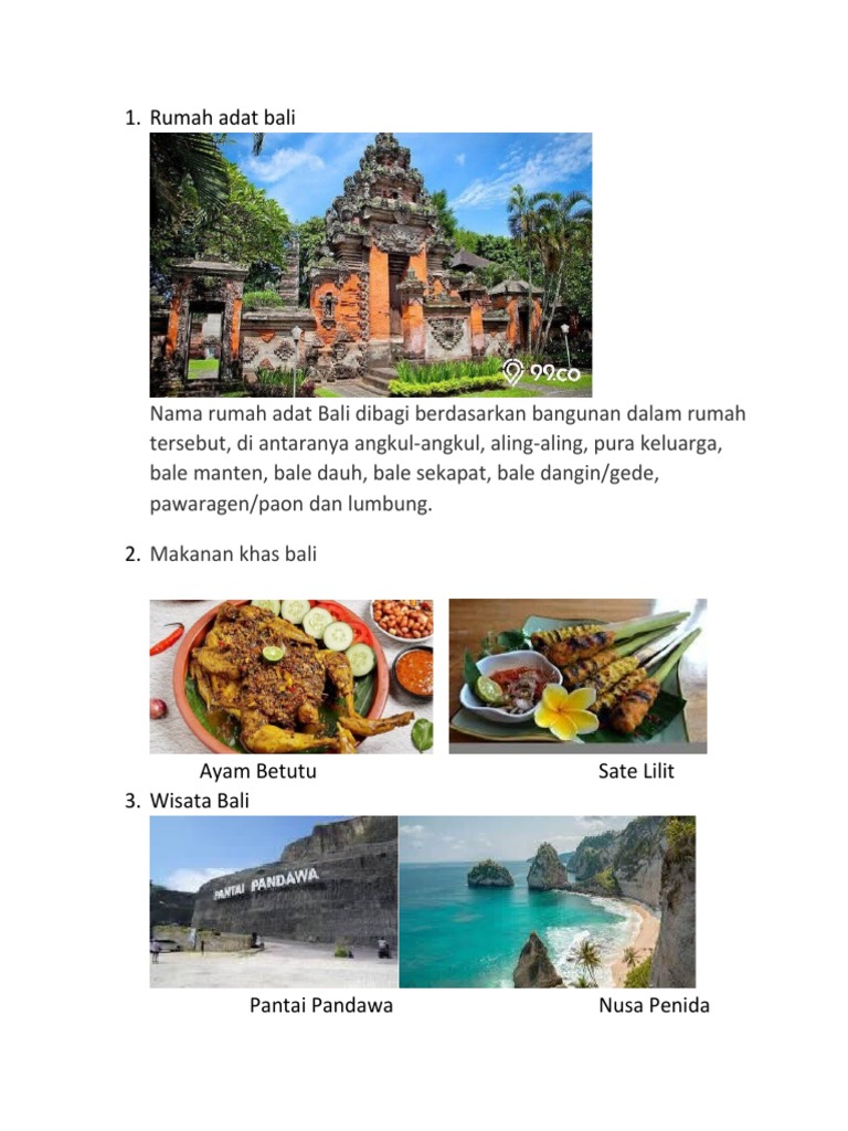 Rumah Adat Bali | PDF