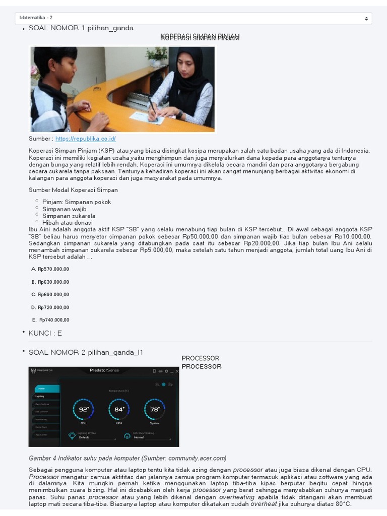 Matematika - 2 | PDF