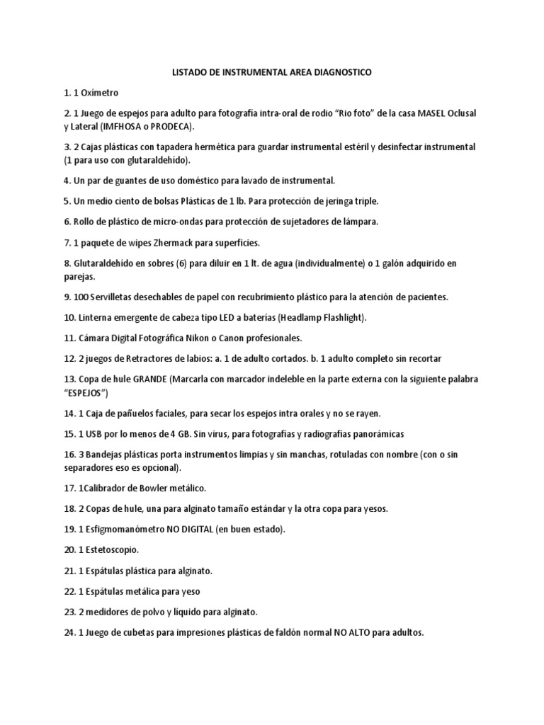Instrumental Esencial en Odontología | PDF | Hogar, jardinería y ...