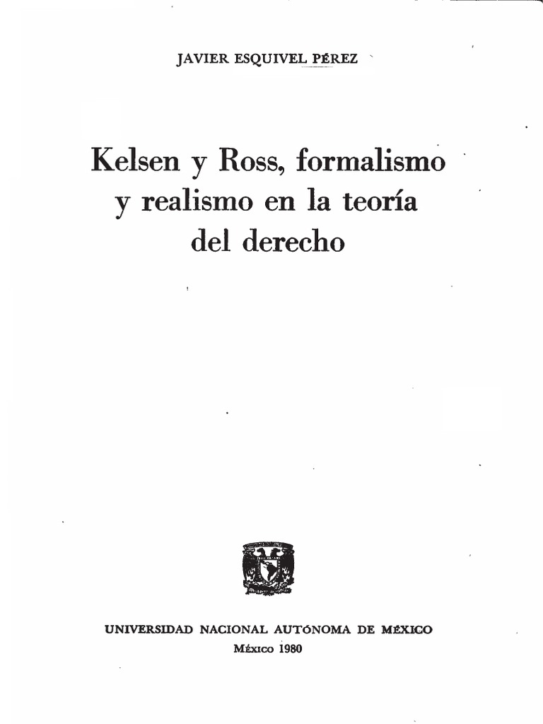 Comparación de Kelsen y Ross en Derecho | PDF | Teoría | Método científico