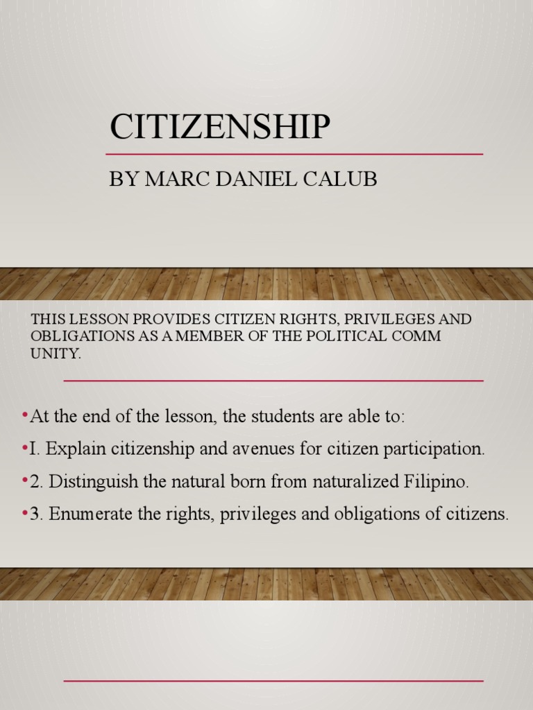 Citizenship | PDF | Naturalization | Citizenship Citizenship | PDF | Naturalization | Citizenship