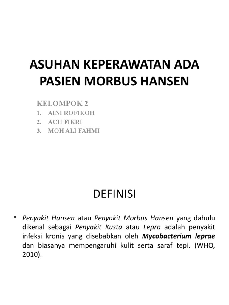 Morbus Hansen | PDF