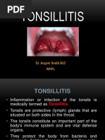 Tonsilitis | PDF | Human Diseases And Disorders | Immunology