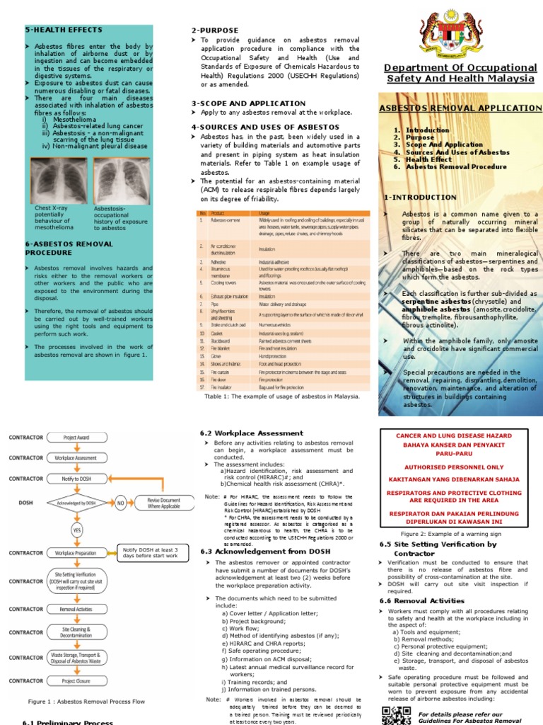 Asbestos Removal Application | PDF | Asbestos | Safety