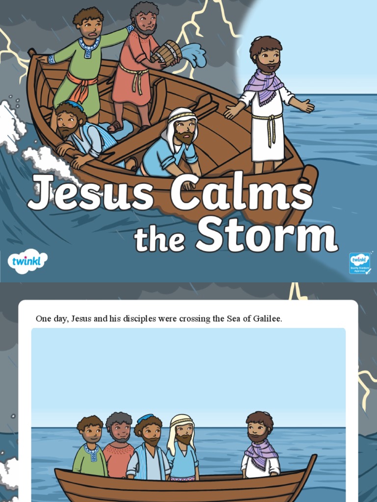 Jesus Calms the Storm on Galilee | PDF | Religion & Spirituality