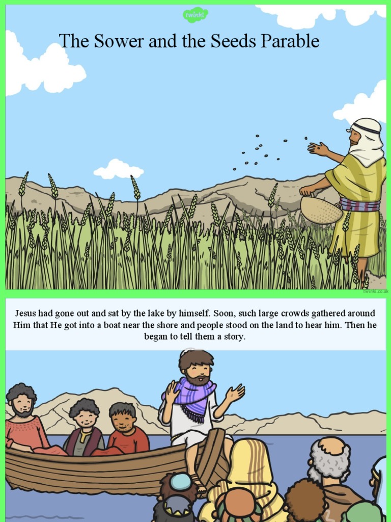 T RE 163 The Sower and The Seeds Parable PowerPoint - Ver - 1 | PDF ...