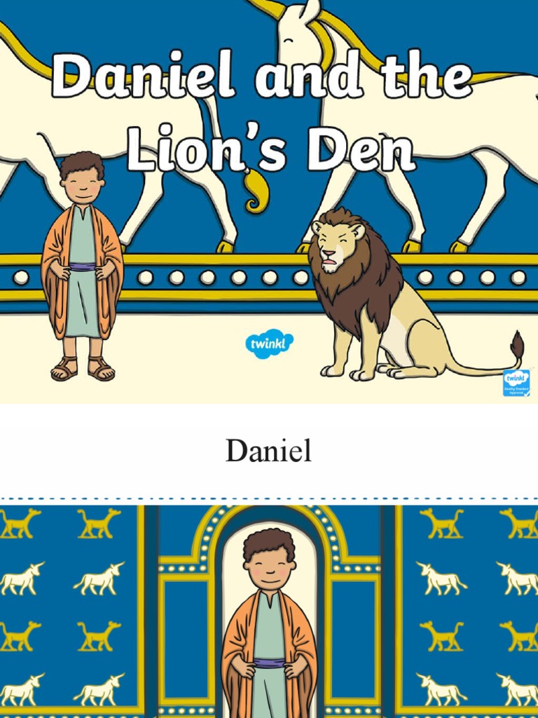 T T 5366 Daniel and The Lions Den Story Powerpoint - Ver - 4 | PDF