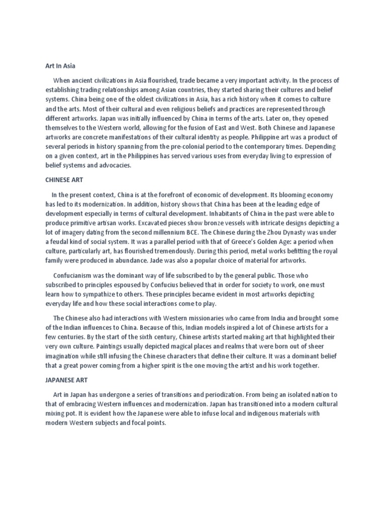 Art in Asia: A Survey of Chinese and Japanese Art History and Cultural ...