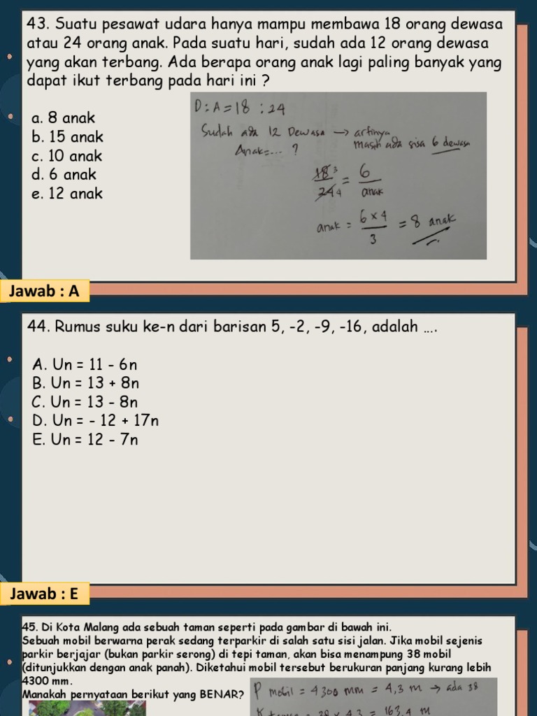 Pemb Soal Paket 11 - Bahas TO MTK Dan IPA | PDF