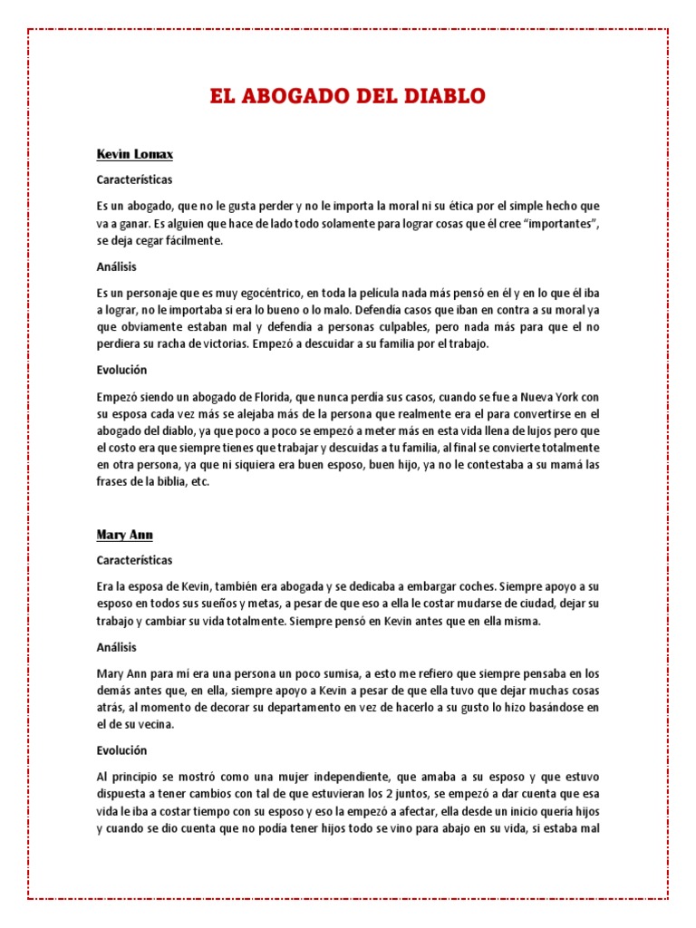 El Abogado Del Diablo | PDF | Moralidad