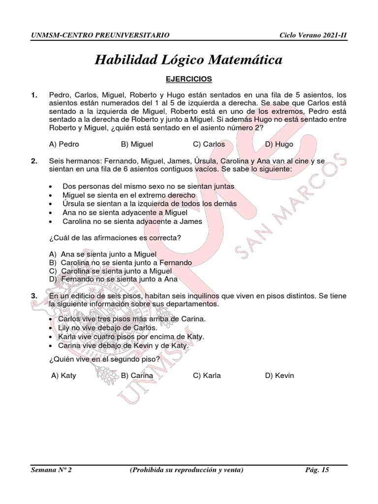 Hab. Matematica - 02 | PDF | Matemática Elemental | Geometría