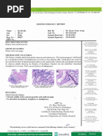 Histopathology Report (Example) | PDF | Histopathology | Pathology