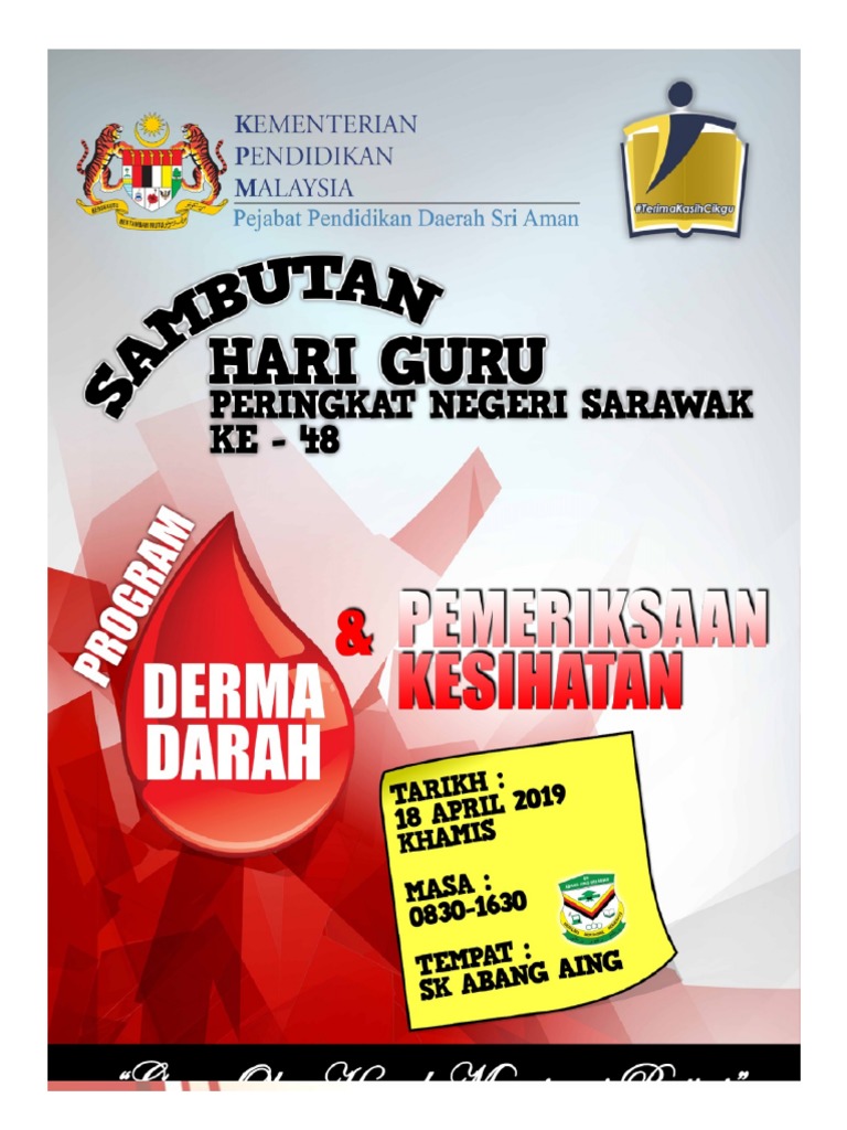 Buku Program Derma Darah Dan Pemeriksaan Kesihatan | PDF
