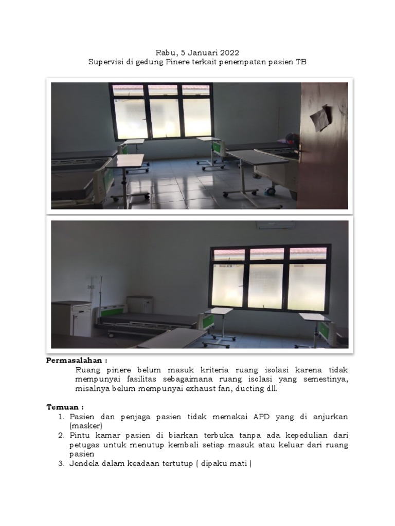 Referensi PPI Terkait Standar Ruang Isolasi | PDF