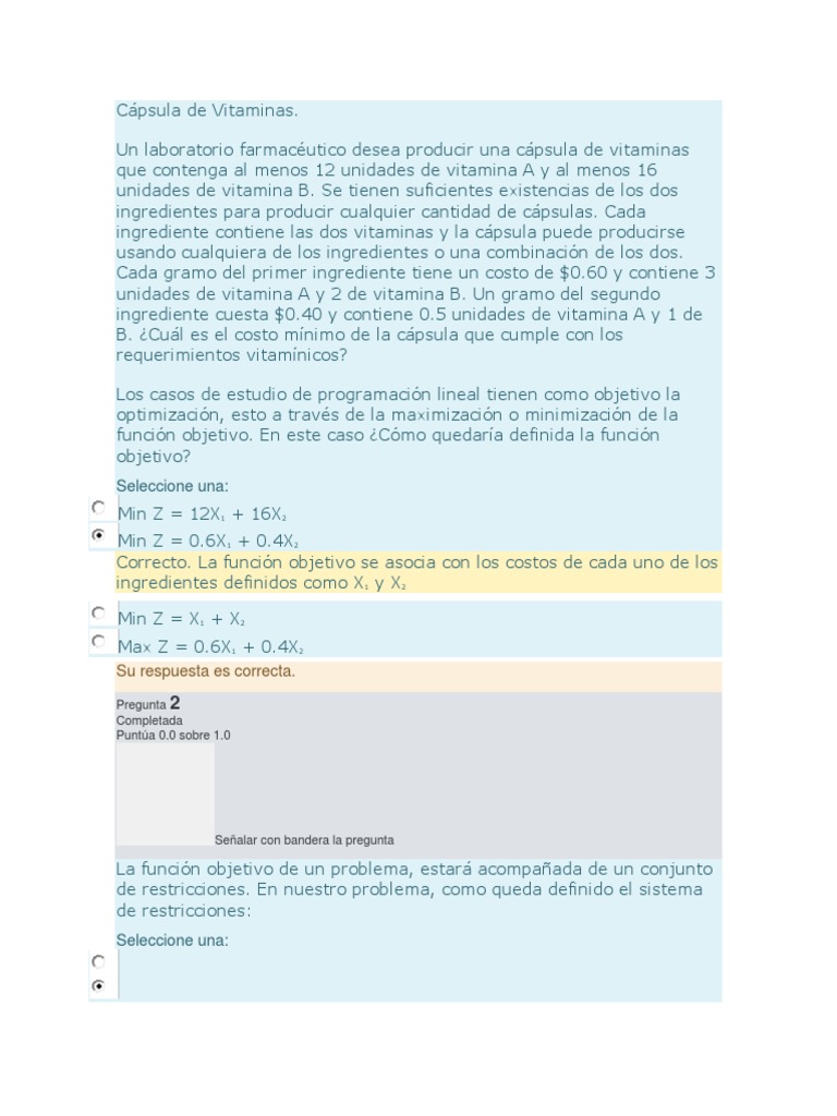 I.O. Punto Extra 2 | PDF | Programación lineal | Matemáticas Aplicadas