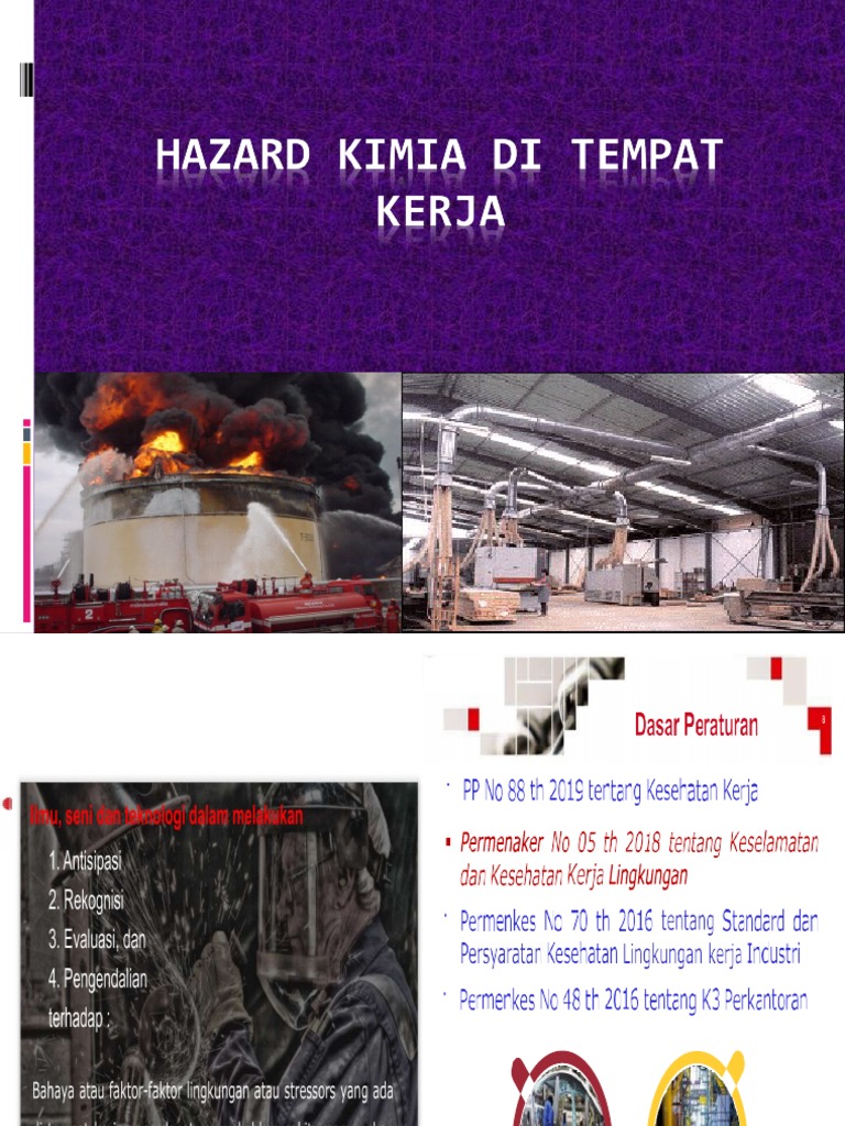hAZARD KIMIA DI TEMPAT KERJA | PDF | Ionizing Radiation | Occupational ...