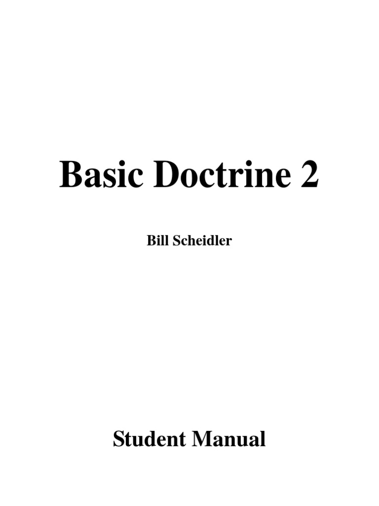 Basic Doctrine 2 Student US | PDF | Jesus | Angel