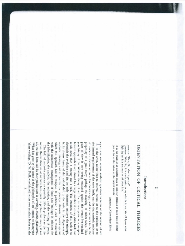 Abrams Orientation of Critical Theories NEW VERSION 2021 | PDF